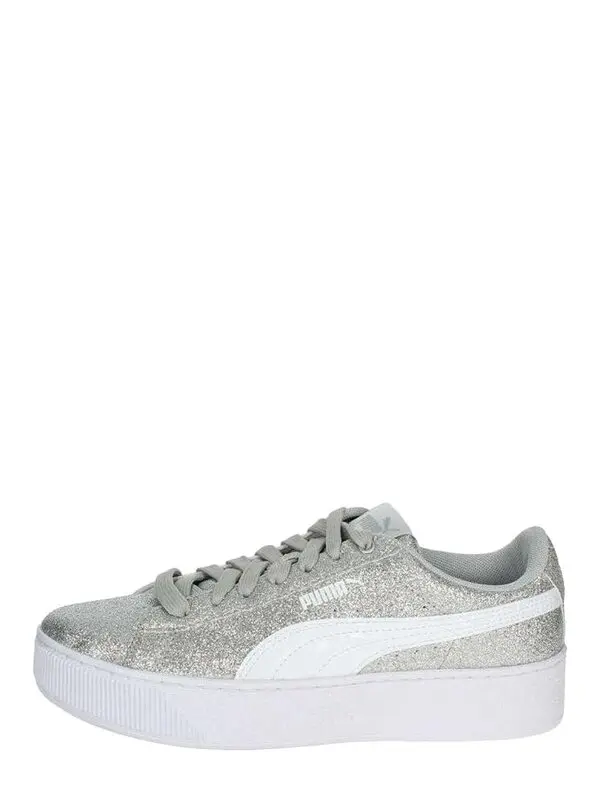 PUMA Vikky Platform Glitz Sneakers - Silver