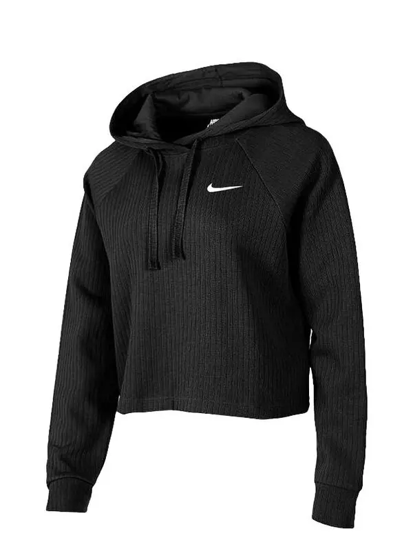 Nike Cropped Hoodie - Black/white