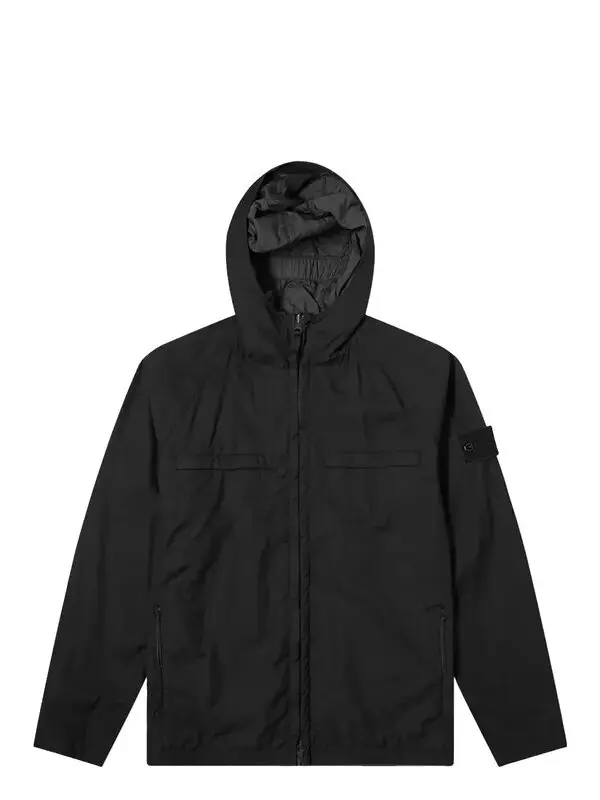 Stone Island Ghost Reversible Hooded Jacket - Black