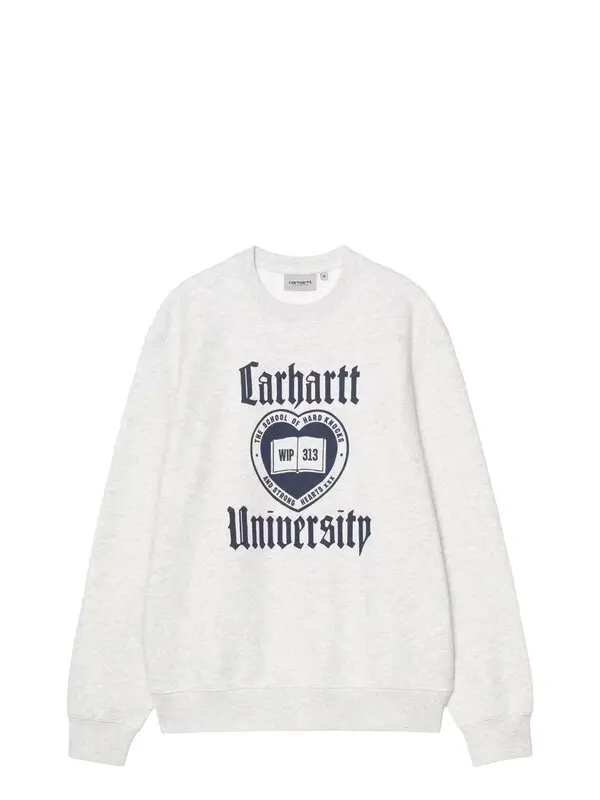 Carhartt Work In Progress University Graphic Sweatshirt - Gray