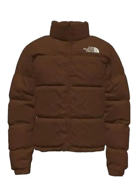 The North Face Fw22 1996 Retro Nuptse Jacket With Icon Logo - Brown