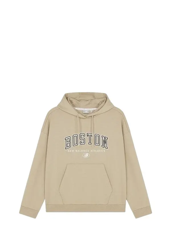 NEW BALANCE Sport Hoodie - Beige/white