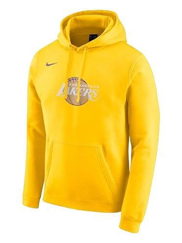 Nike Los Angeles Lakers Nba City Edition Hoodie - Yellow