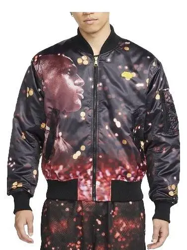 JORDAN Bomber Jacket With Graphic Print - Default Color