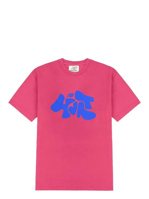 NEW BALANCE X Salehe Bembury Graphic Print T-shirt - Rose Red