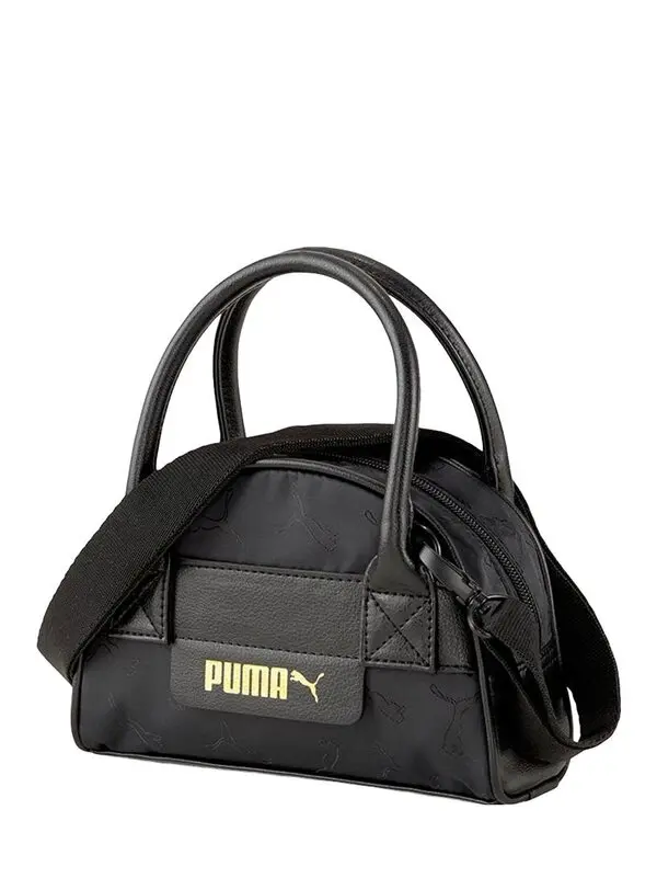 PUMA Classics Mini Grip Bag - Black/gold