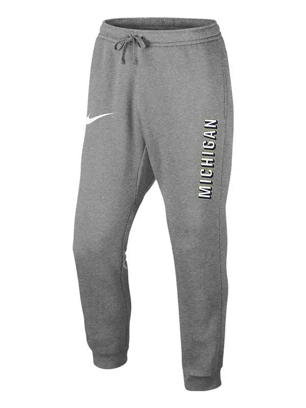 Nike Michigan Club Fleece College Pants - Grey