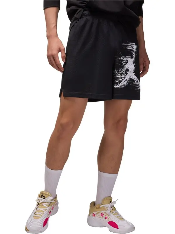 JORDAN Sport Dri-fit Graphic Shorts - Black