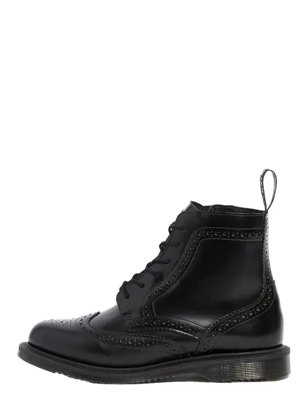 Dr. Martens Delphine Smooth Dress Boots - Black