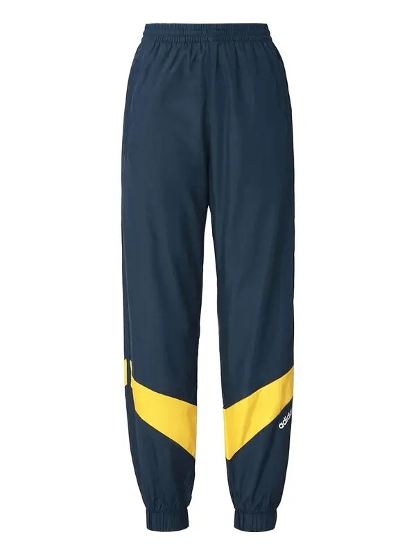 Adidas Originals Side Stripe Contrasting Colors Bundle Feet Sports Pants/trousers/joggers Navy Blue - Default Color