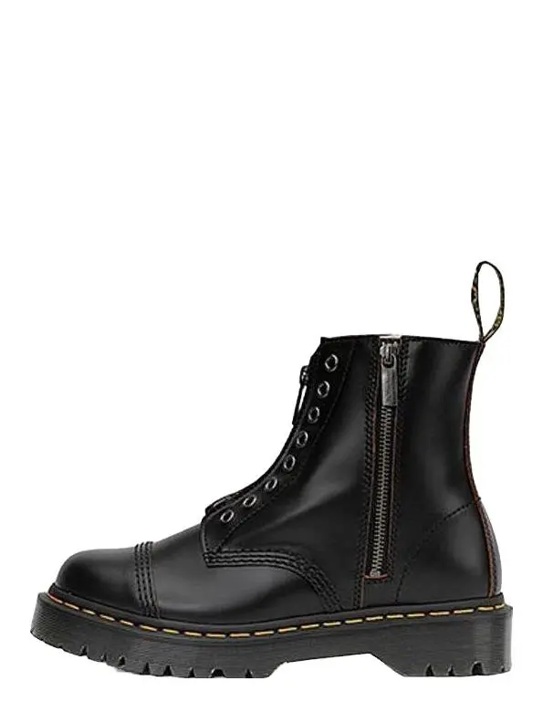 Dr. Martens 1460 Bex Side Zipper Boots - Black