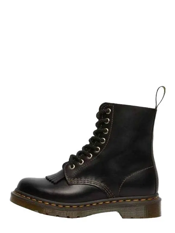 Dr. Martens 1460 Pascal Abruzzo Leather Boots - Black