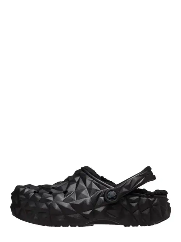CROCS Classic Clog Lined Geometric - Black