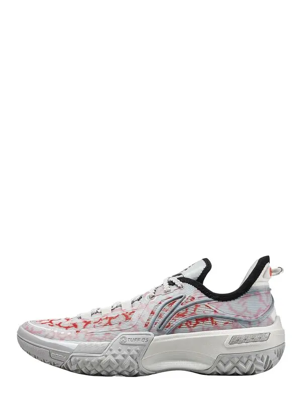 LI-NING Jie Ao Low 'forging And Forging' Abfu019-10 Sneakers - Grey/white/red