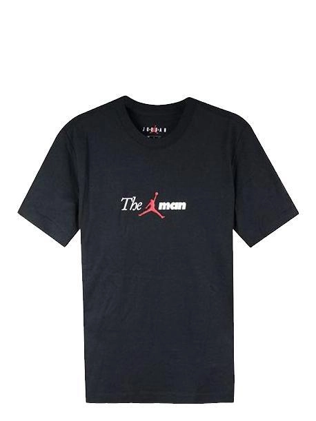 JORDAN Round Neck Casual Short Sleeve - Black