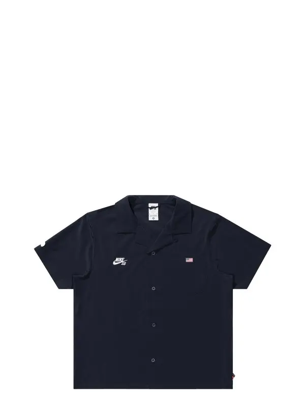 Nike Team Usa" Collared Shirt - Navy