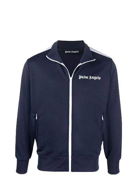 Palm Angels Classic Track Jacket - Navy/blue/white