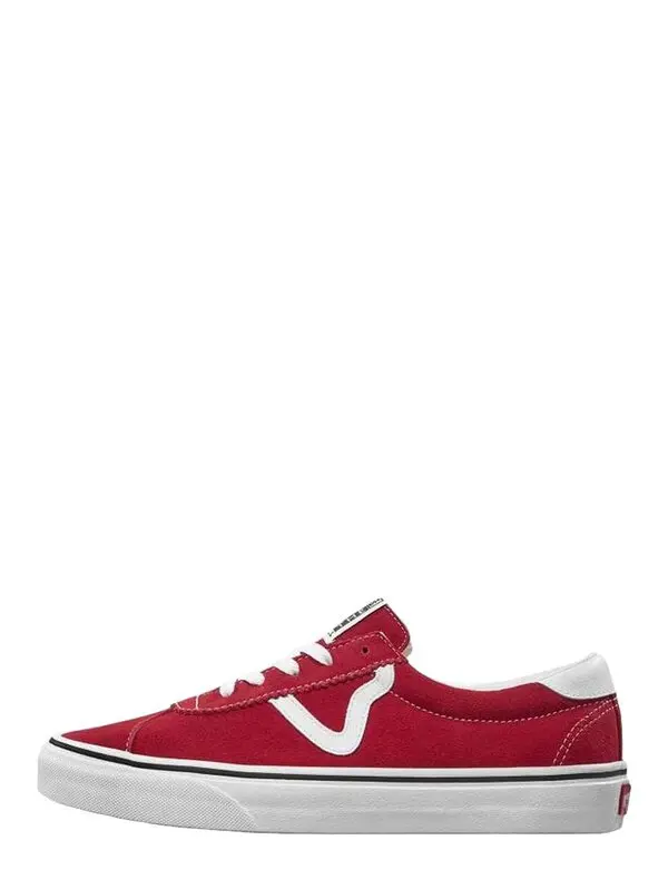VANS Old Skool Skate Sneakers - White/red