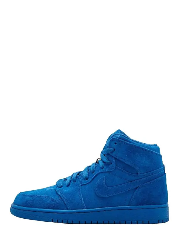 JORDAN Air 1 Retro High Suede Sneakers - Blue