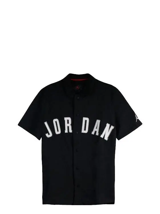 JORDAN Air Athleisure Short Sleeve Top - Black