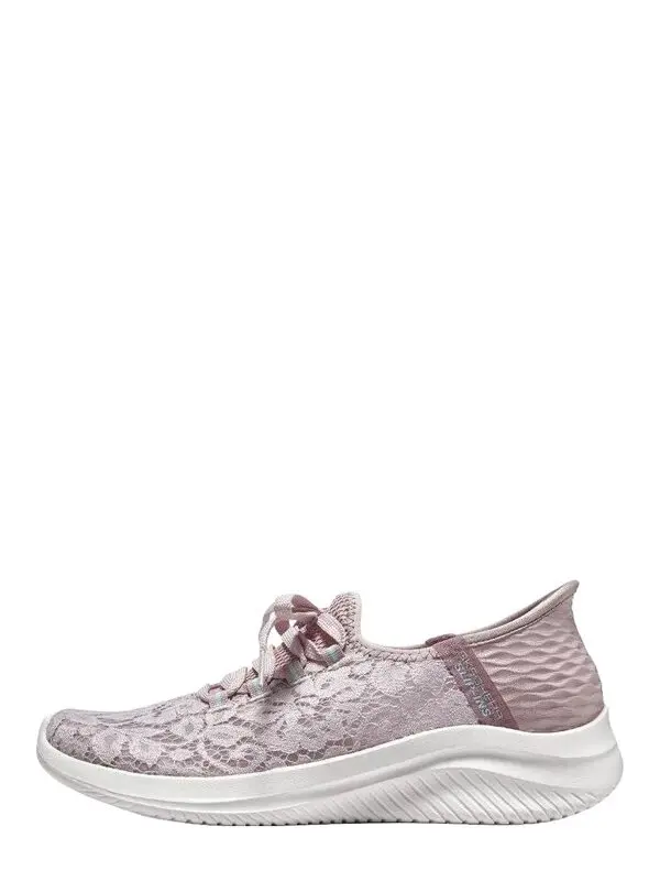 Sketchers Martha Stewart X Slip-ins Lace Sneakers - White/pink