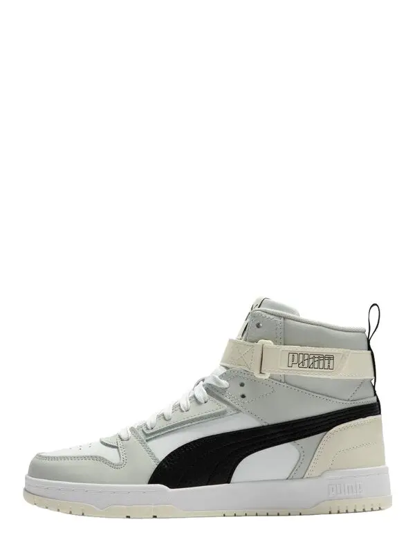 PUMA Rbd Game High Top Sneakers - White/gray/black