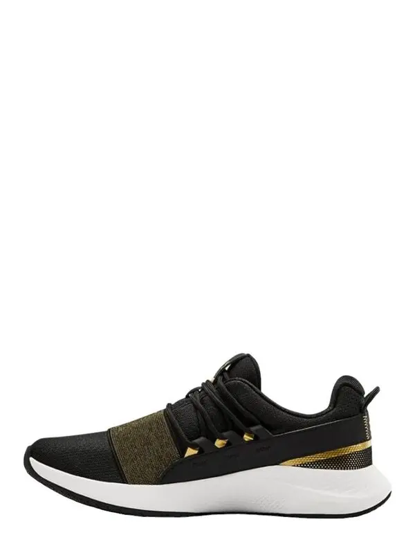 Under Armour Charged Breathe Metallic Sneakers - Black