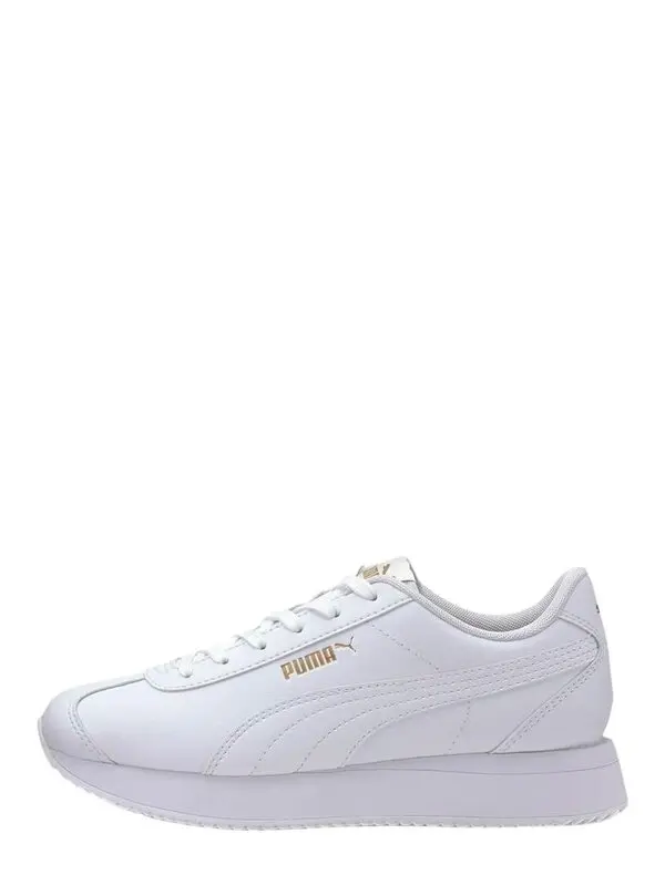 PUMA Turino Stacked Sneakers - White/gold