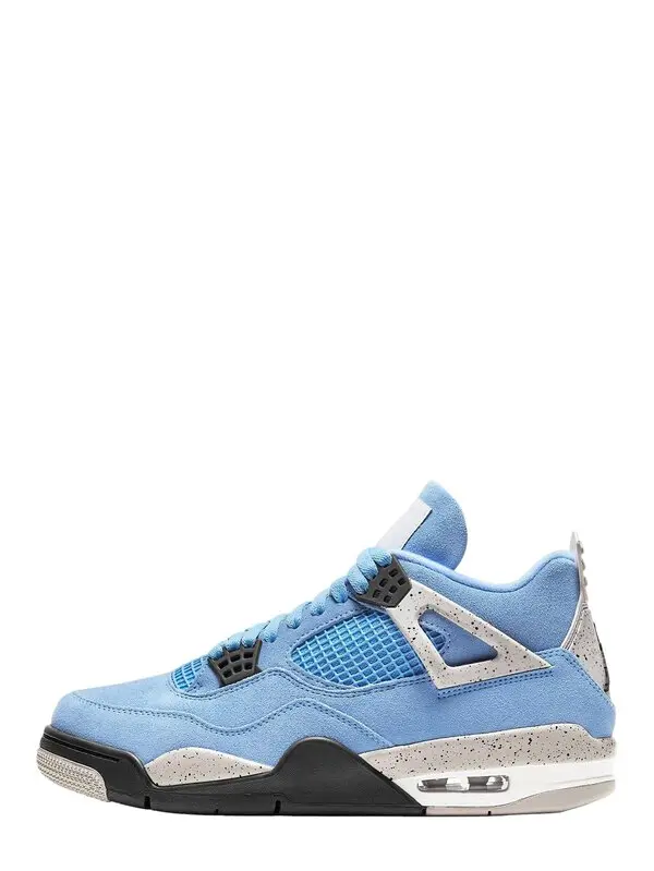 JORDAN 4 Retro "university Blue" Sneakers - University Blue/tech Grey/white
