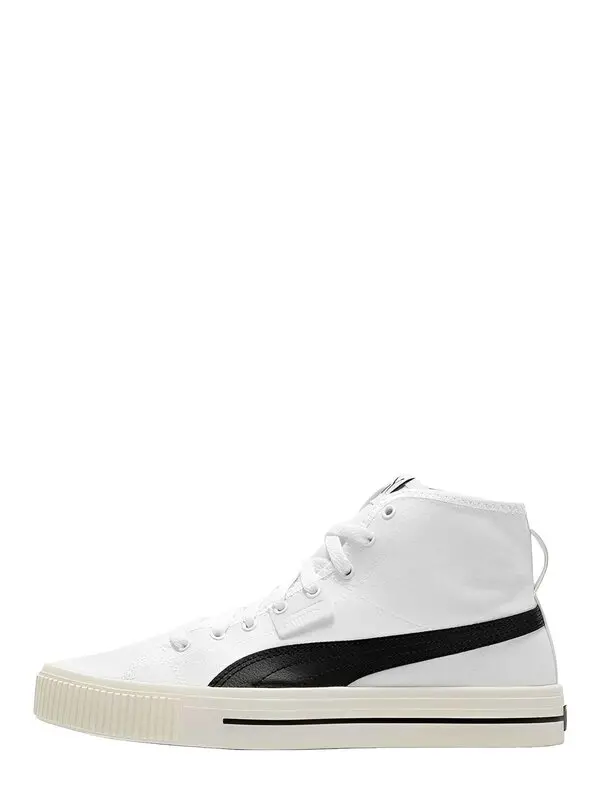 PUMA Ever Mid High Top Sneakers - White/black