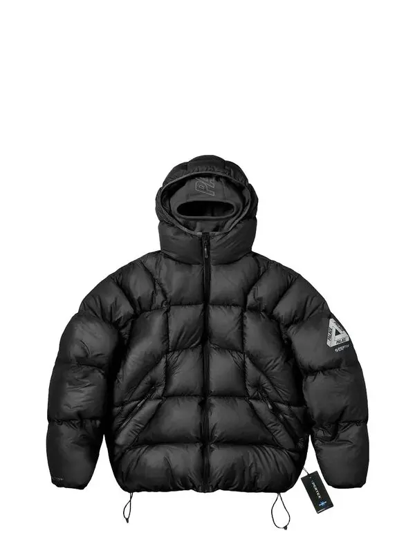 PALACE Pertex Frost Balaclava Puffa Jacket - Black
