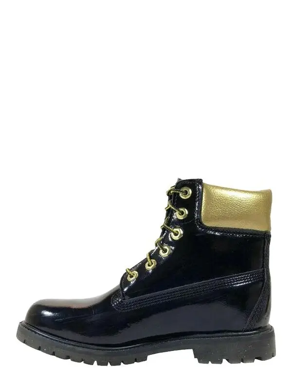 Timberland 6-inch Waterproof Lace-up Boots - Black/gold