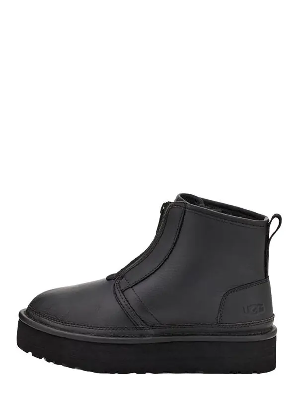 UGG Neumel Platform Zip Boots - Black