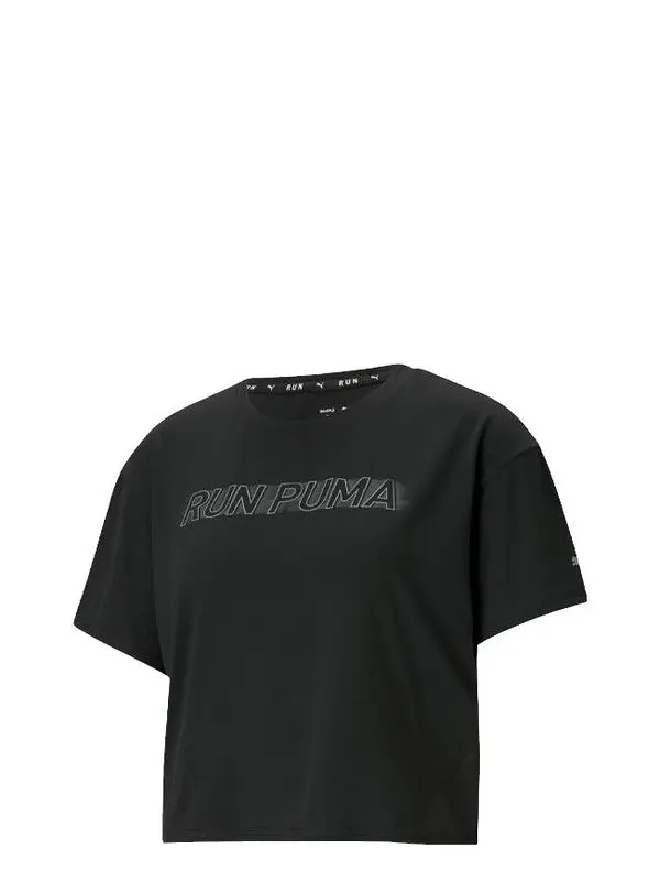 PUMA Cooladapt Skimmer Running T-shirt - Black/grey