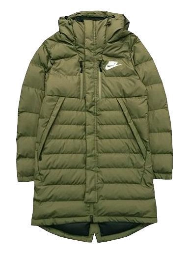 Nike Long Down Fill Parka - Green