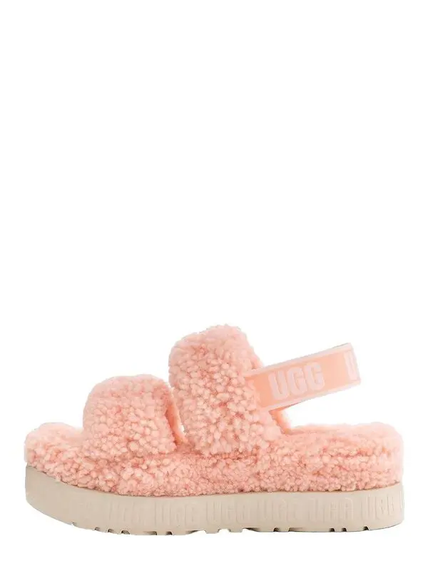 UGG Oh Fluffita Shearling Slides - Light Pink