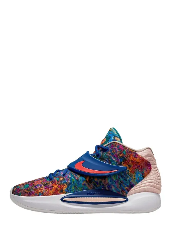 Nike Kd 14 "psychedelic" Low Top Sneakers - Blue