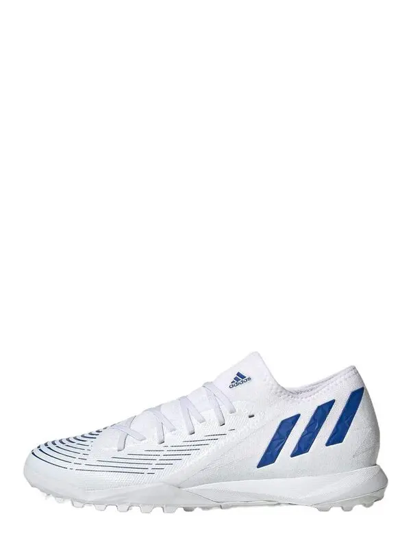 Adidas Predator Edge.3 L Tf Football Boots - White/blue