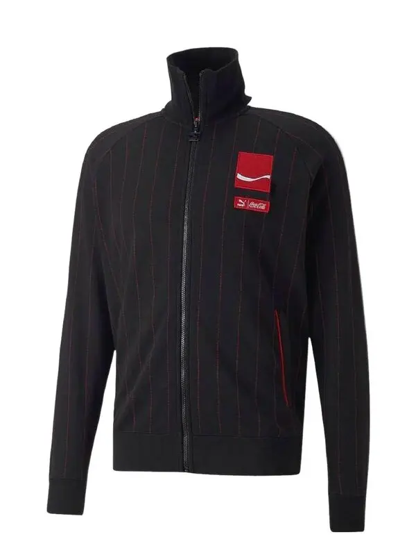 PUMA X Coca-cola T7 Track Jacket 'black - Black/red
