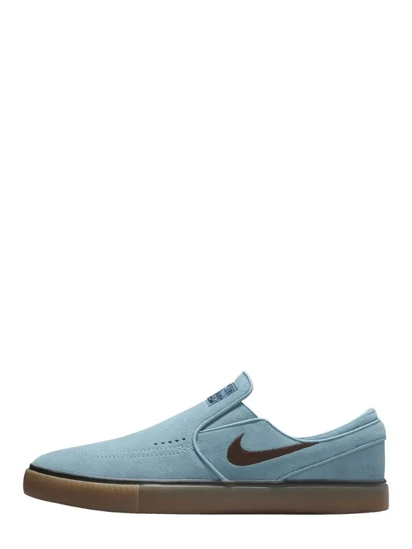 Nike Janoski+ Slip Sneakers - Denim Turquoise/denim Turquoise/gum Light Brown