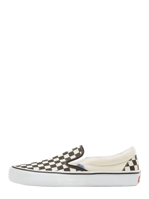 VANS Checkerboard Slip-on Pro Low Top Sneakers - Black