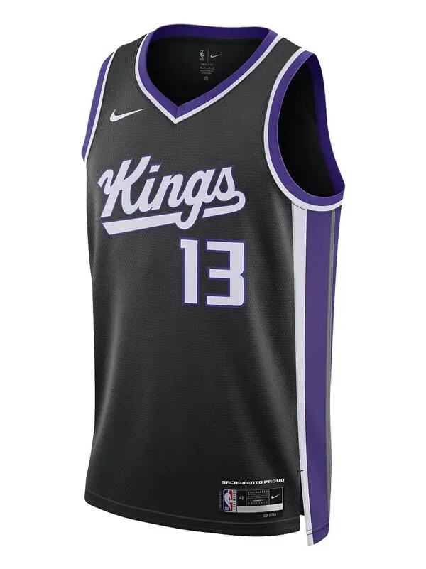 Nike Dri-fit Nba Swingman Jersey Sacramento Kings Keegan Murray Icon Edition - Black