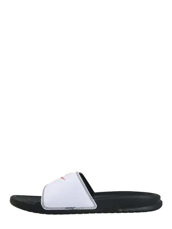 Nike Benassi Jdi Slides - Black/white/red