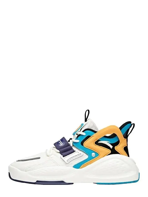 ANTA Shock The Game 2 High Top Sneakers - White/blue/orange