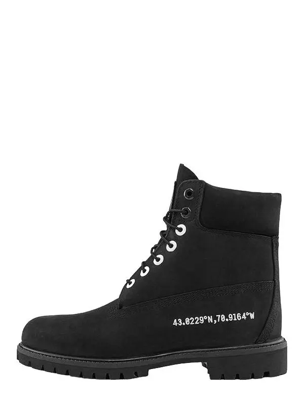 Timberland 6 Inch Premium Boots - Black/white