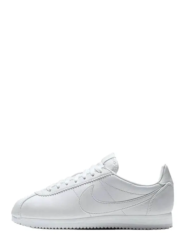 Nike Classic Cortez Leather Sneakers - Triple White