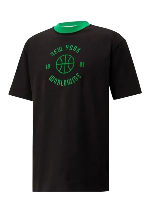PUMA X Rhuigi Graphic T-shirt 'black Green - Black/green