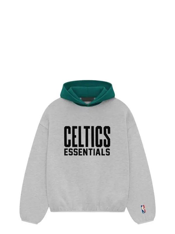 Fear Of God X Nba Celtics Hoodie - Light Heather