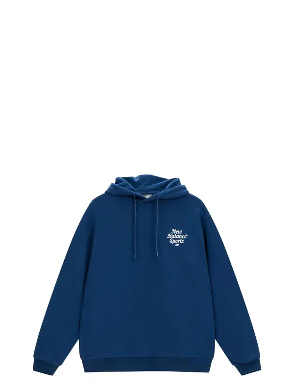 NEW BALANCE Sportswear Hoodie - Blue/white