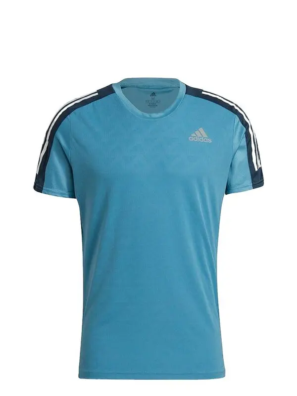 Adidas Own The Run Short Sleeve Tee - Blue